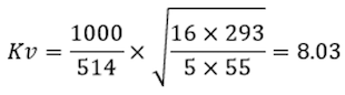 Calculateur de Kv | Tameson.fr