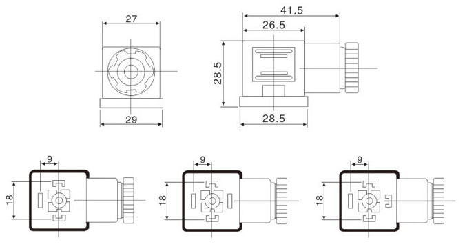 3m cable with connector (DIN - A) (AF-CA3M) - Tameson | Tameson.com