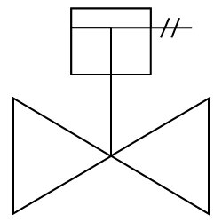 Symboles des vannes dans les diagrammes de processus et d'instrumentat ...